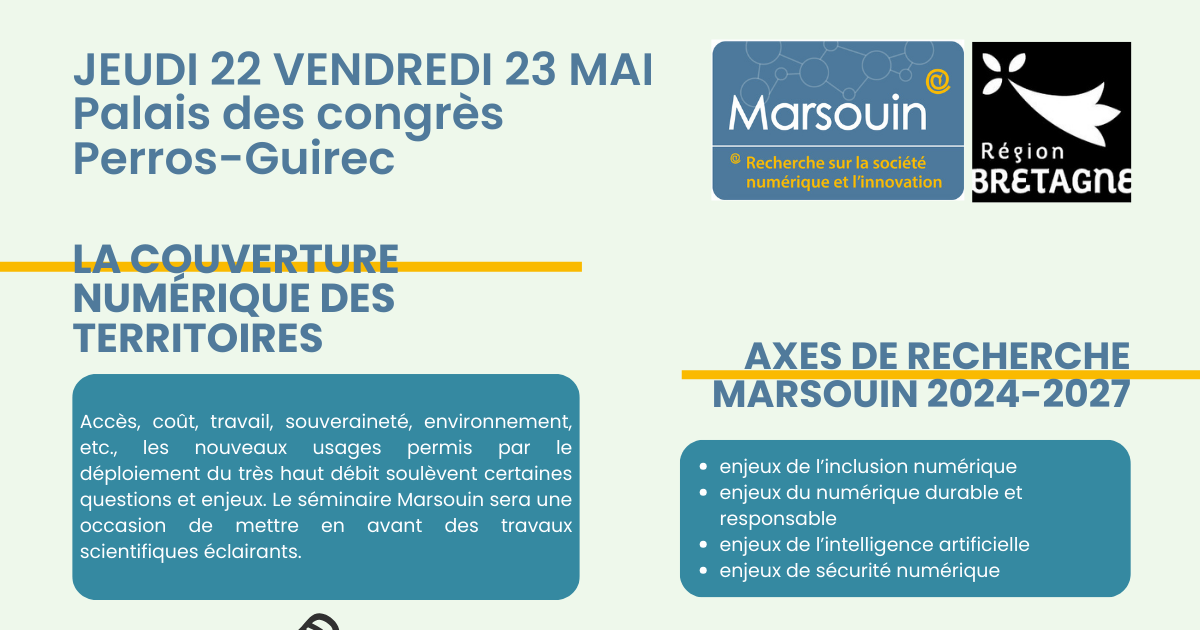 Séminaire annuel #marsouin2025 : programme et inscriptions en ligne ...