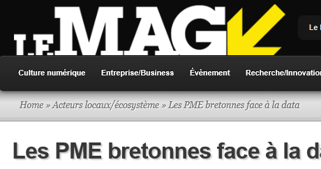 "Les PME bretonnes face à la data", interview de Thomas Le Texier dans ...